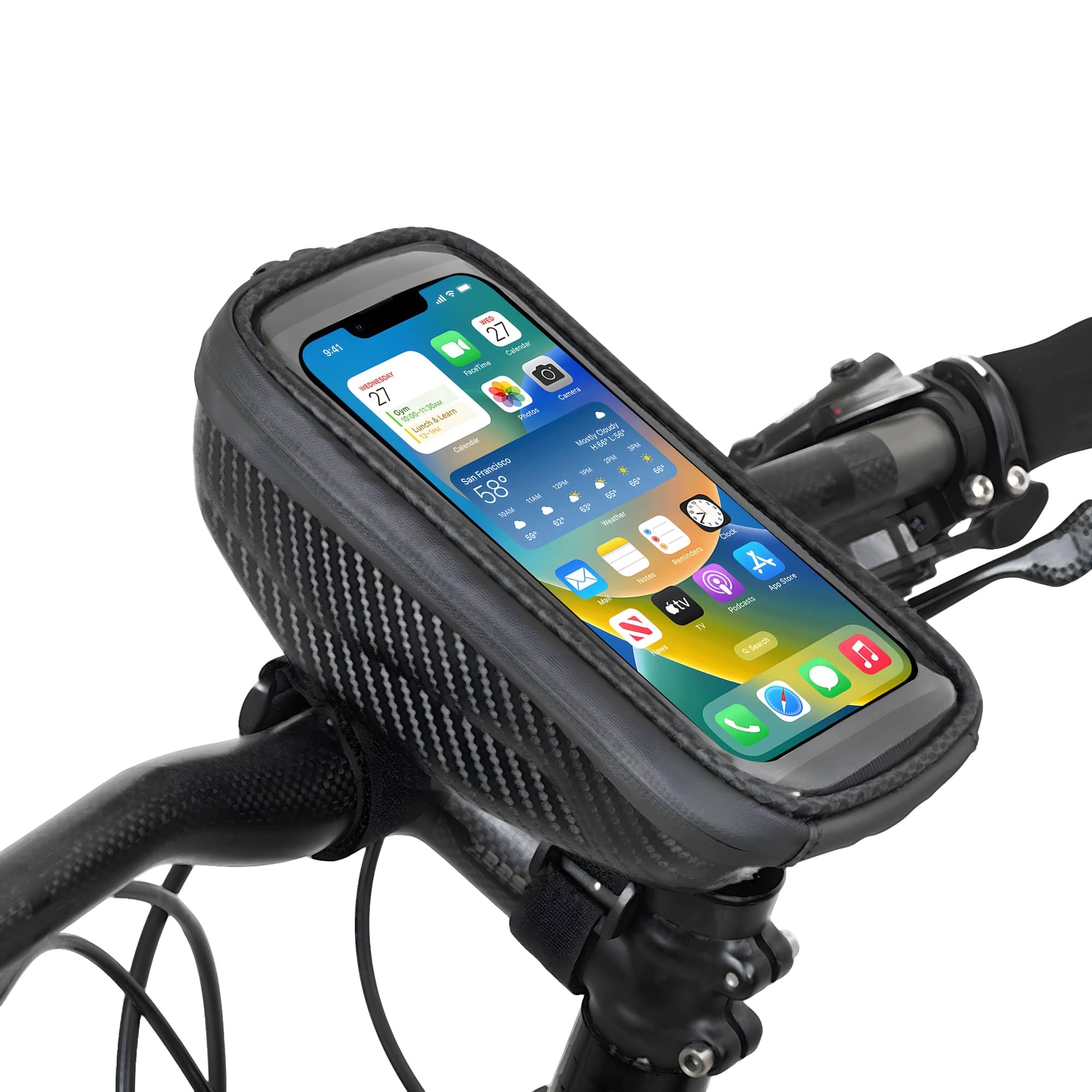 Amazon.com: HORDUMIG Bike Phone Holder Bag handlebar, Waterproof Bike ...
