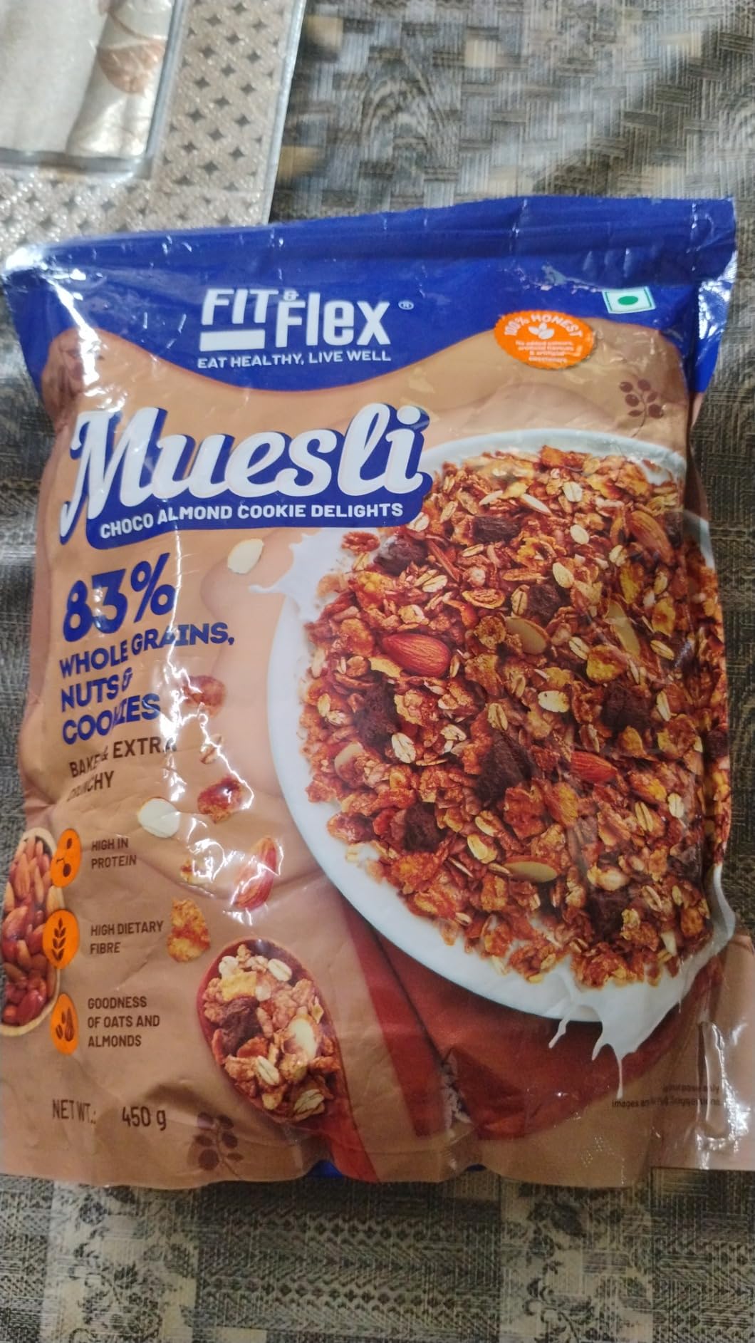 Fit & Flex Baked And Healthy Rich Cereal Fruity Crunch Muesli, Oat Rich ...