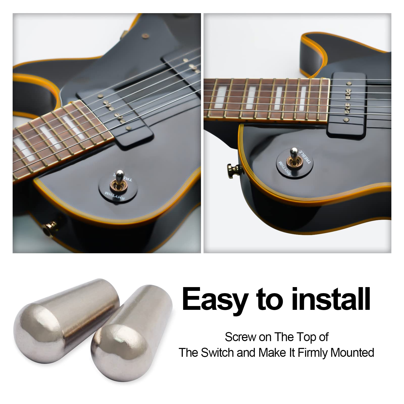 Snapklik.com : MAXCHEER 2PCS USA Threaded SAE 8-32 Brass LP Guitar 3 ...