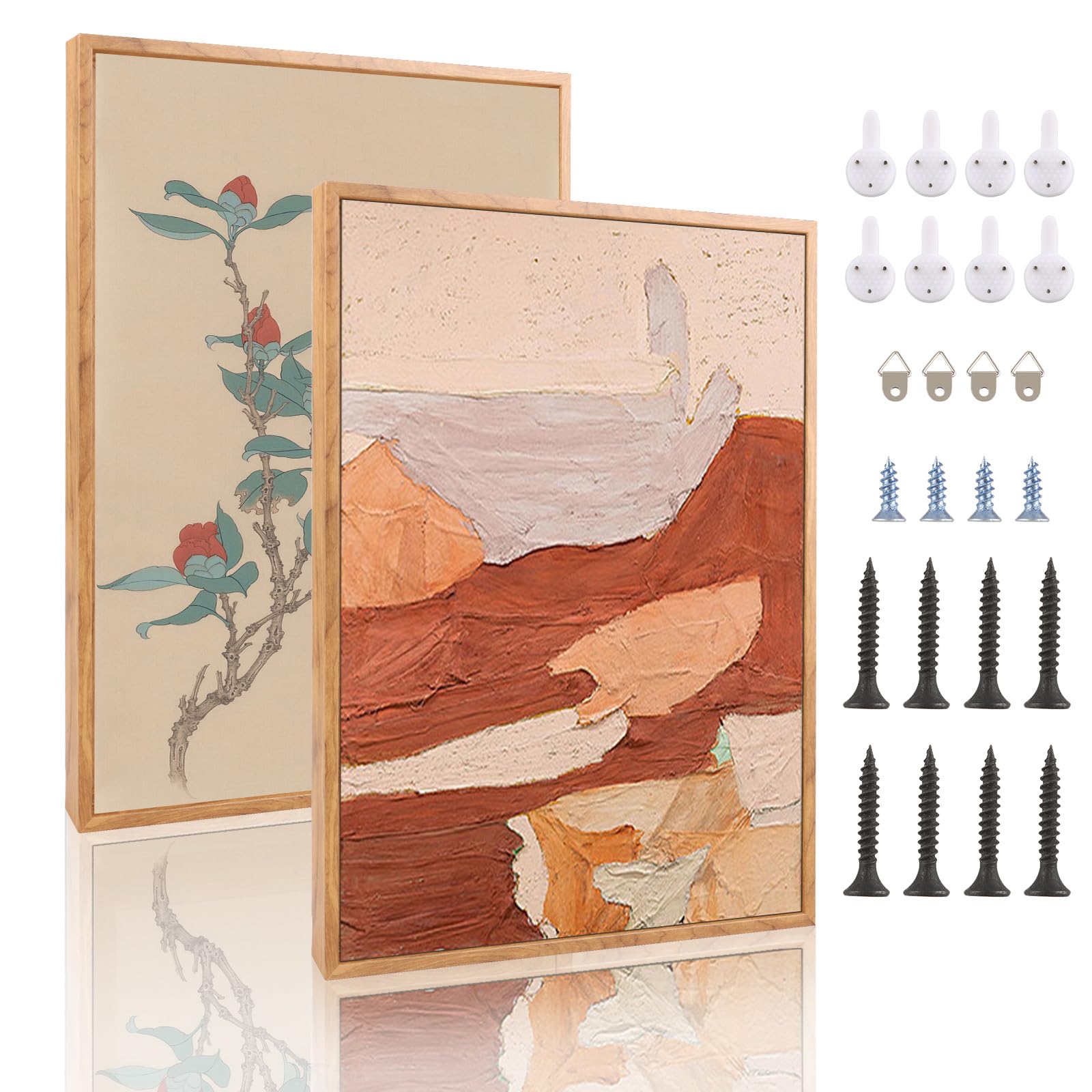 Amazon.com - Oungy 2 Pack Canvas Floating Frame for 12 x 16 Inch Canvas ...