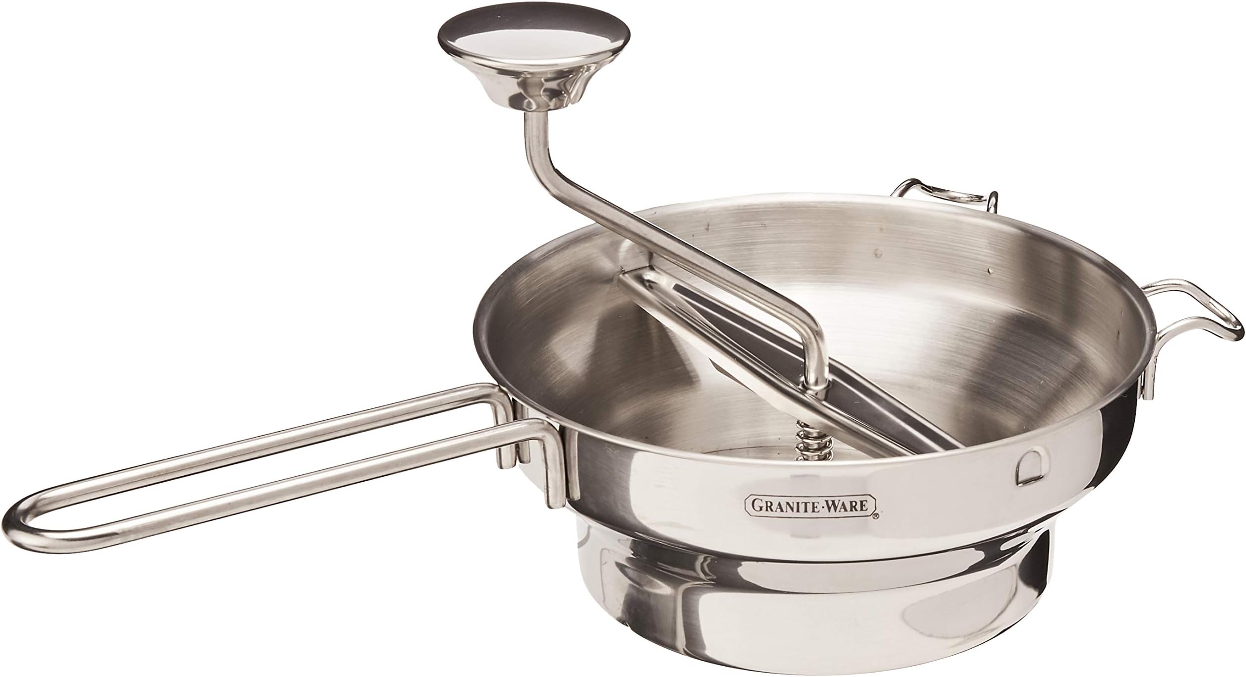 Amazon.com: Granite Ware Stainless Steel Deluxe Food Mill, 2-Quart ...