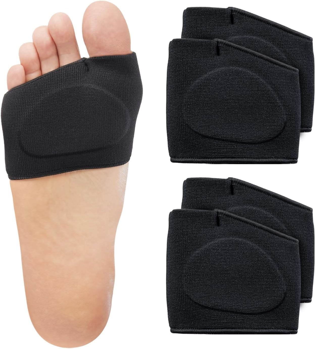Amazon.com: HEMEXS 2 Pairs Metatarsal Pads with Gel Pad for Women and ...
