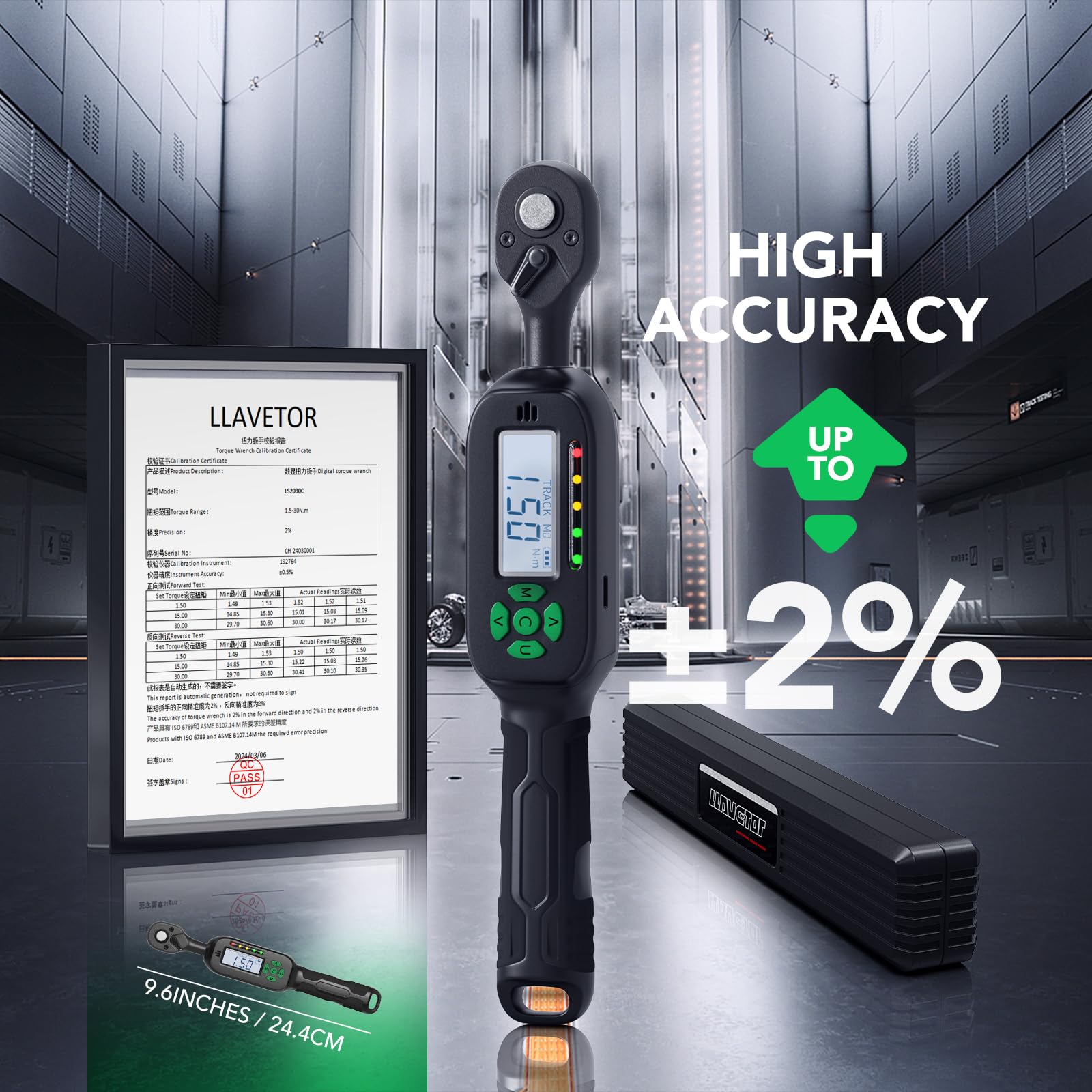 Snapklik.com : LLAVETOR Mini Torque Wrench Digital - 1/4-Inch Drive
