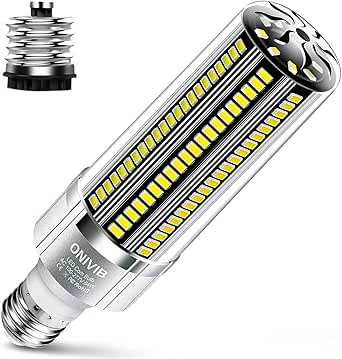 ONIVIB 54W Super Bright LED Corn Lamp Bulb, E27 with E40 Mogul Base ...