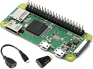 Amazon.com: Zero WH Package Comes with RaspberryPi Zero W with 40PIN Pre-Soldered GPIO Headers ...