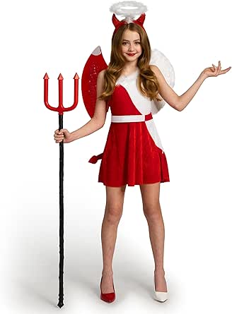 Amazon.com: Spooktacular Creations Devil Costume for Kids Angel and ...