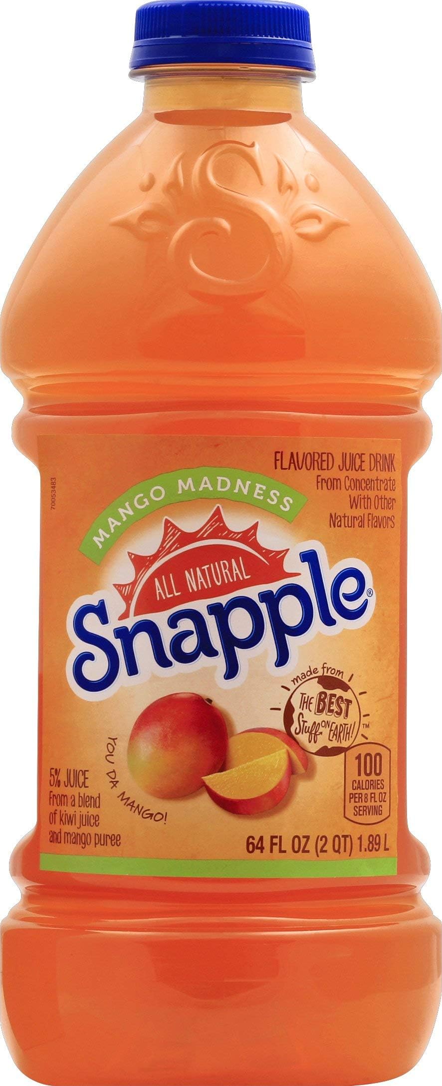 Amazon.com : Snapple Mango Madness, 64 fl oz bottle : Fruit Juices ...