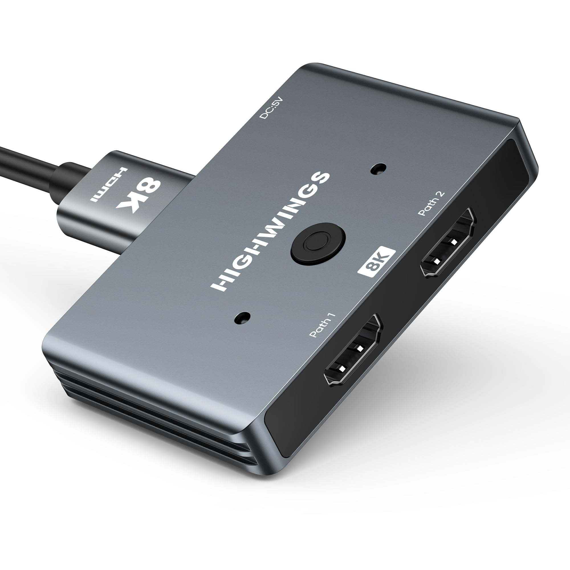 HDMI 2.1 Switch 8K HDMI Splitter, Highwings [Upgrade, Bidirectional] 4K ...