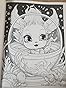 Fantasy Creatures Coloring Book: Kawaii coloring book with cute fantasy ...