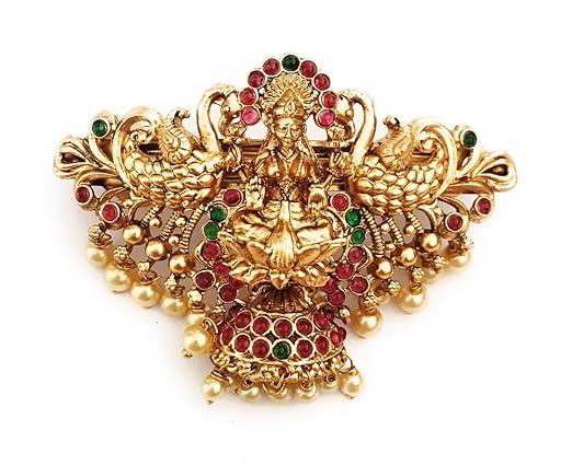 small size hair clips for women and girls antique gold color finish ...