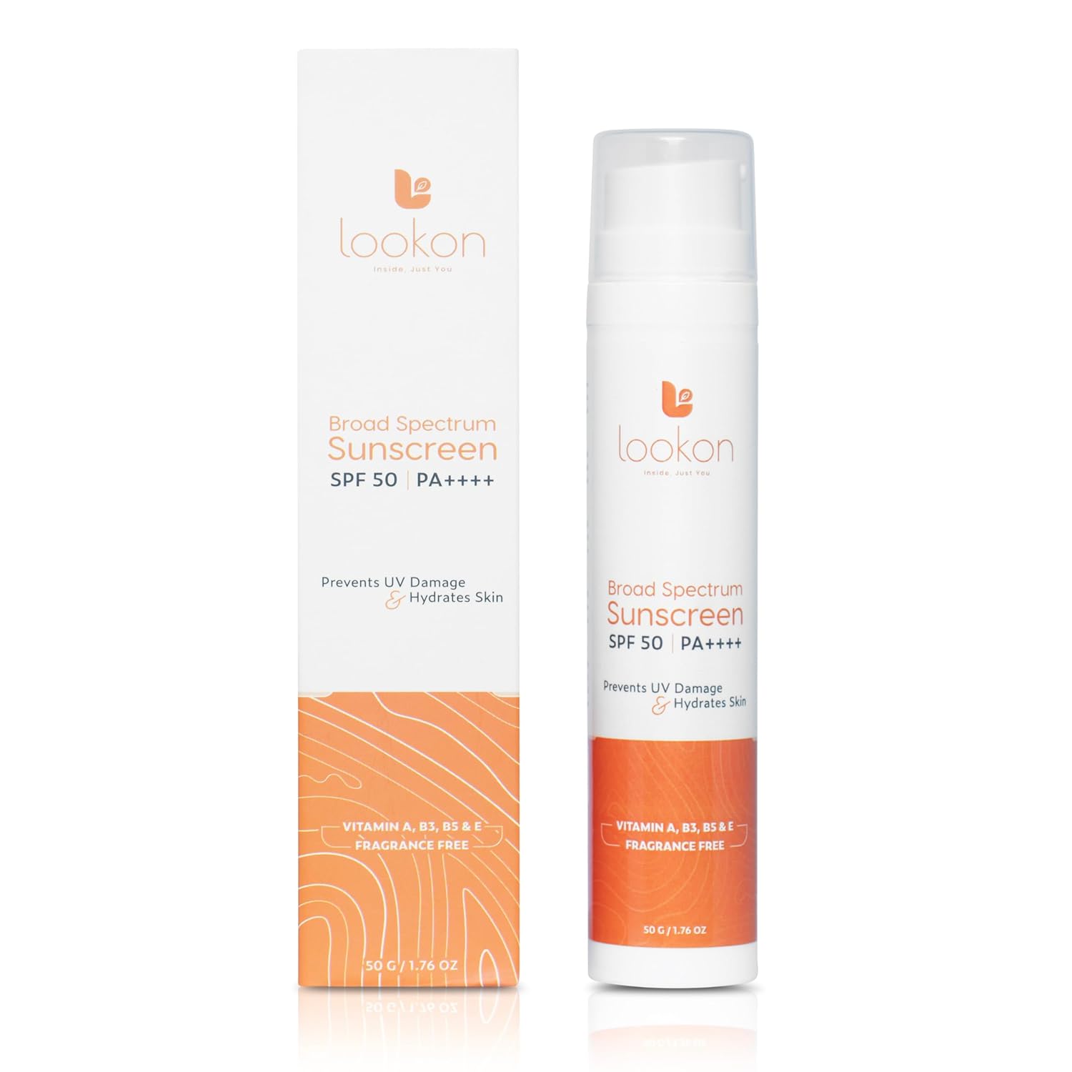 Lookon Broad Spectrum Sunscreen SPF 50 PA++++ | UVA/UVB Protection with ...