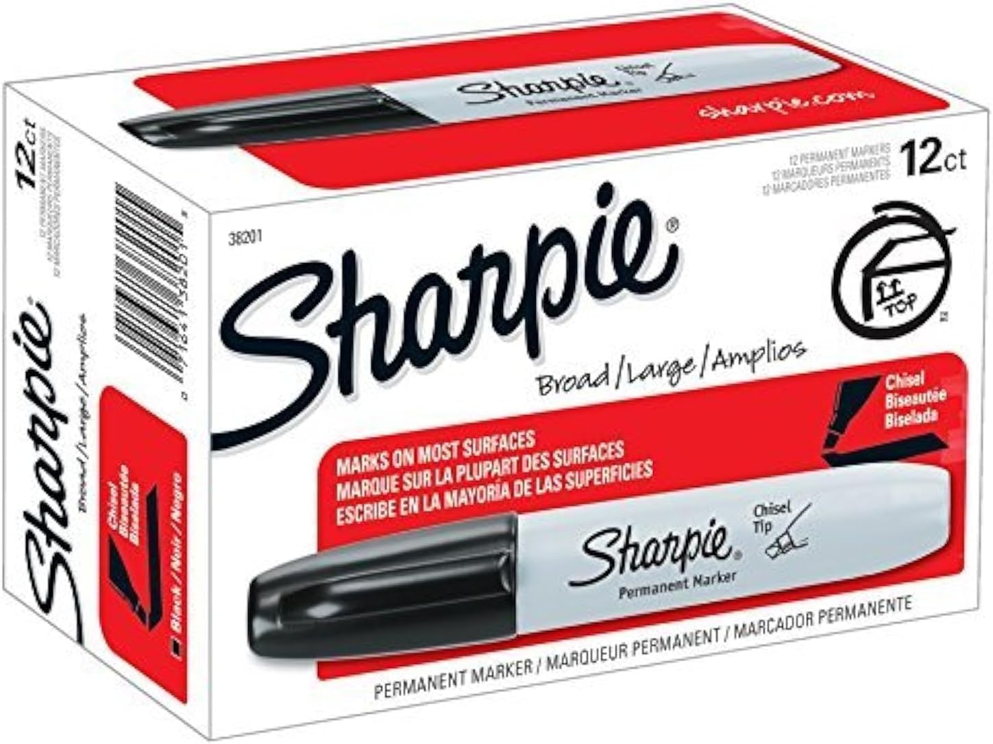 Amazon.com : Sharpie Permanent Markers Chisel Tip Marker Set Poster ...