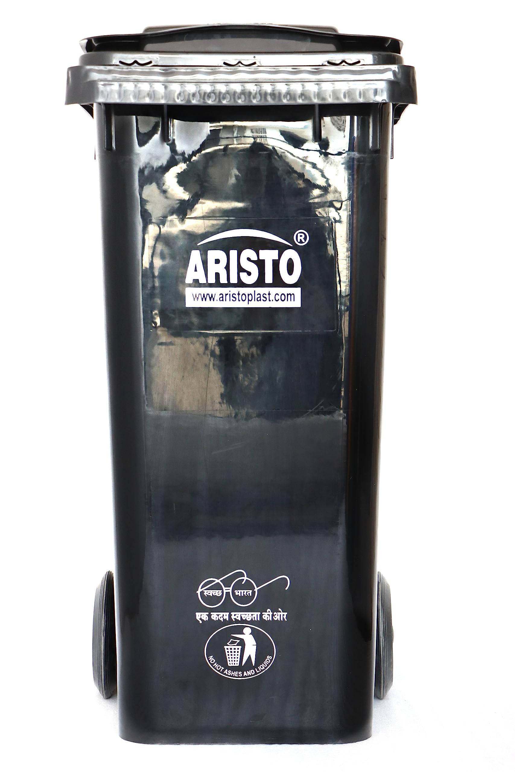 Buy Mitrin present Aristo 90 Ltr dustbin with Wheel, dustbin for ...