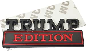 Amazon.com: 2PCS Trump Edition Car Metal Emblem Special Decal 3D ...