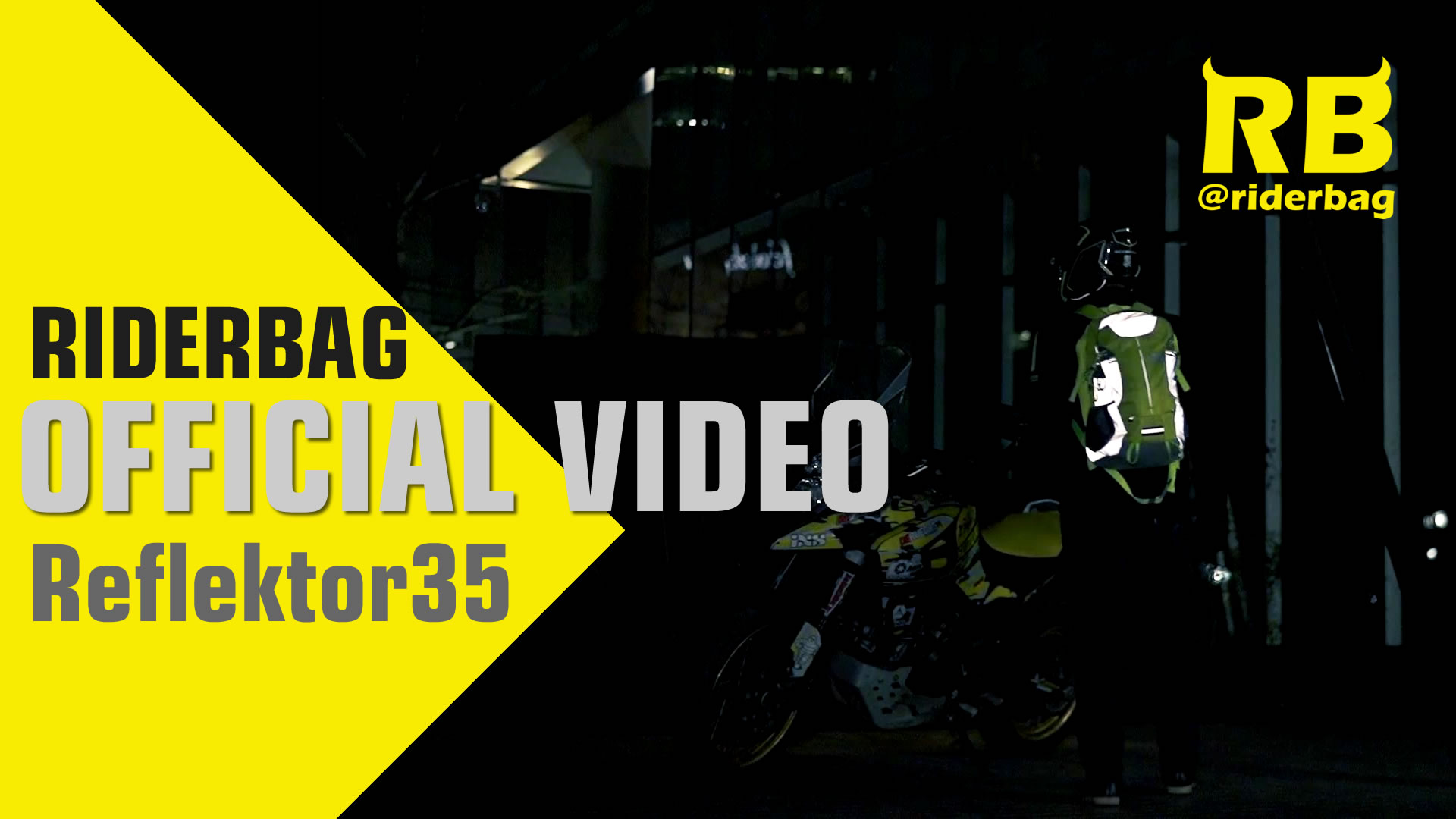 Watch Reflective Backpack Hi Viz Backpack|@Riderbag on Amazon Live