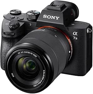 Amazon.com : Sony Alpha a7 III Mirrorless Digital Camera with 28-70mm Lens Video Monitor Bundle ...