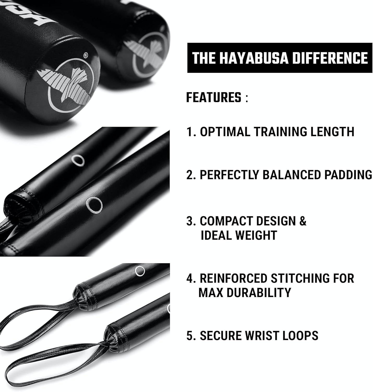 Hayabusa Boxing Training Sticks - Pair