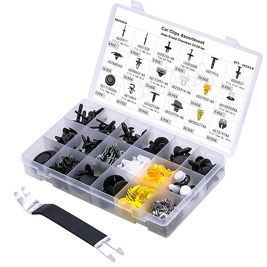 Amazon.com: Rexka 206pcs Car Retainer Clips Fasteners Assortment-18 ...