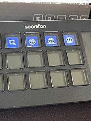 Stream Control Deck 15 Keys - SOOMFON Studio Control Deck with 15 Macro Keys & Dashboard ...