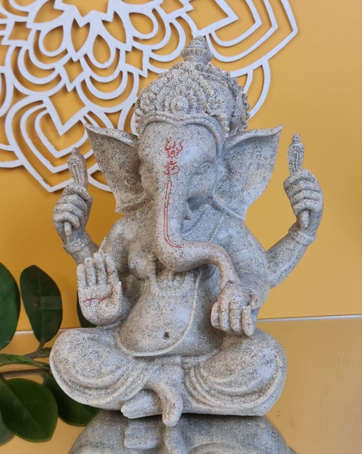 Buy SATYAM KRAFT 1 Piece Shree Ganesh Idol Statue - Ganesha Vinayaka ...