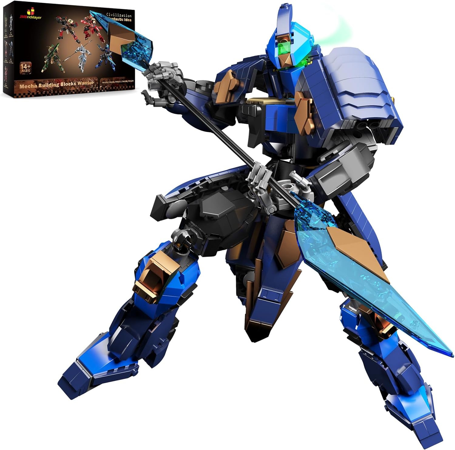 Amazon.com: JMBricklayer Mech Building Sets for Adults 70128, Cool Mech ...