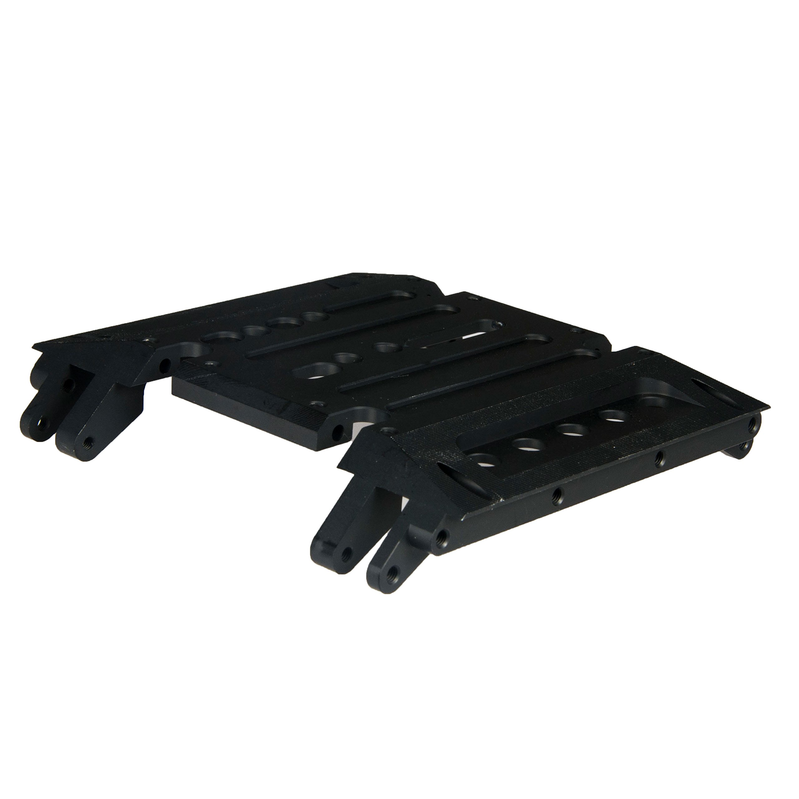 Snapklik.com : RCLions CNC Aluminum Center Gear Box Mount Skid Plate ...
