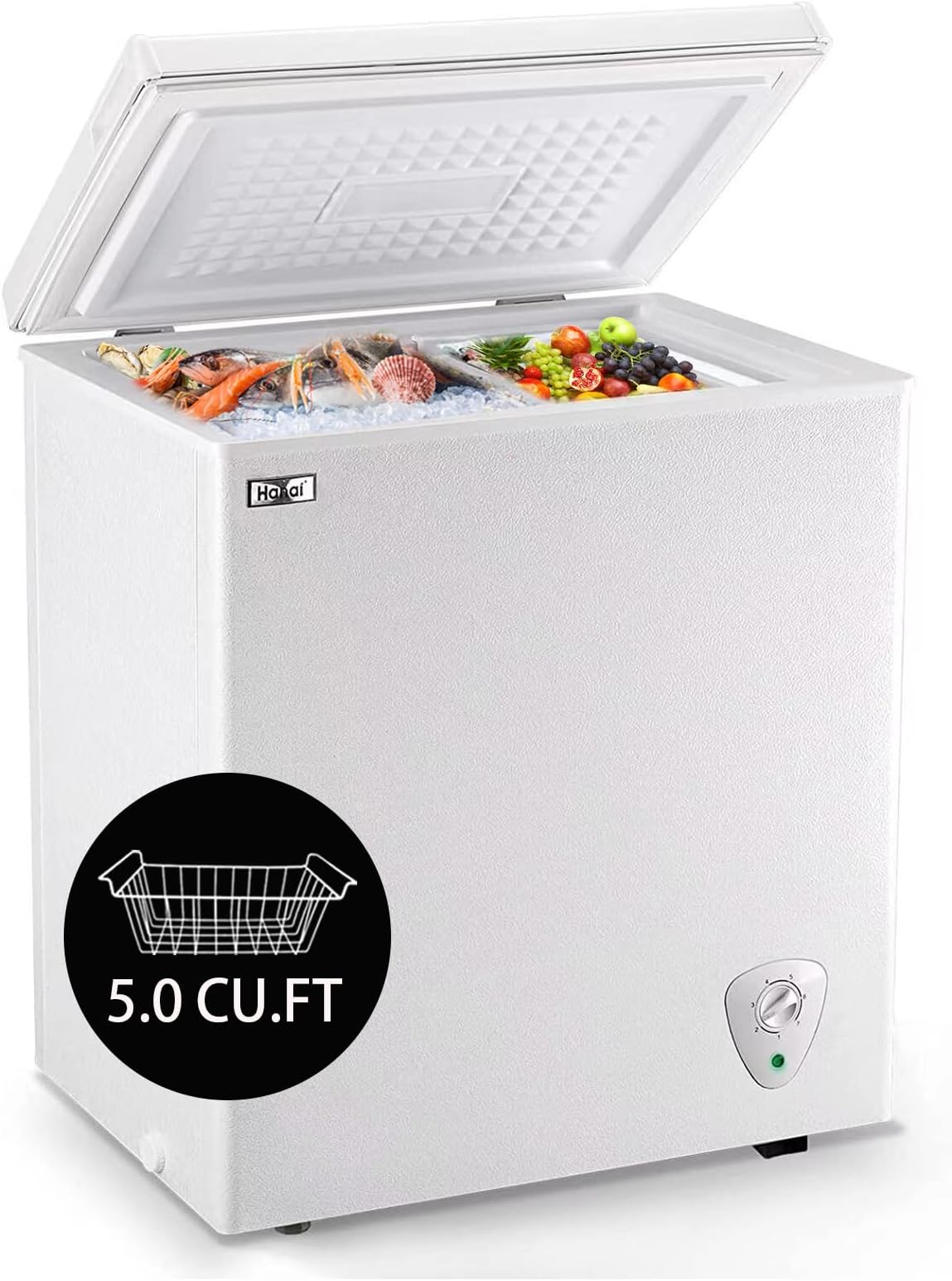 Amazon.com: 5.0 Cubic Feet Chest Freezer with Removable Basket, from 6. ...