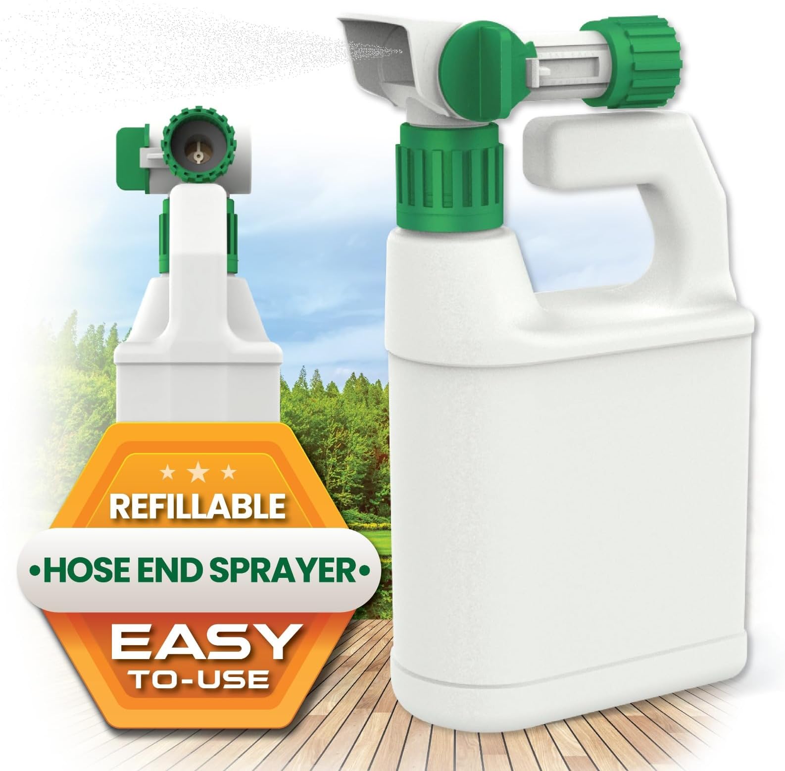 Amazon.com : Bonide Auto Mix & Spray Hose End Sprayer for Weed and ...