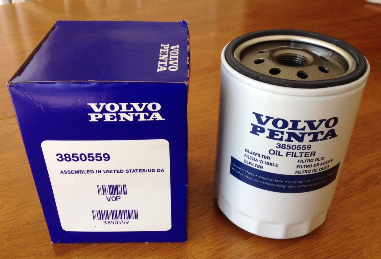 Amazon.com: Volvo Penta Oil Filter Kit - 22030848 & 22030852 Bypass Oil ...