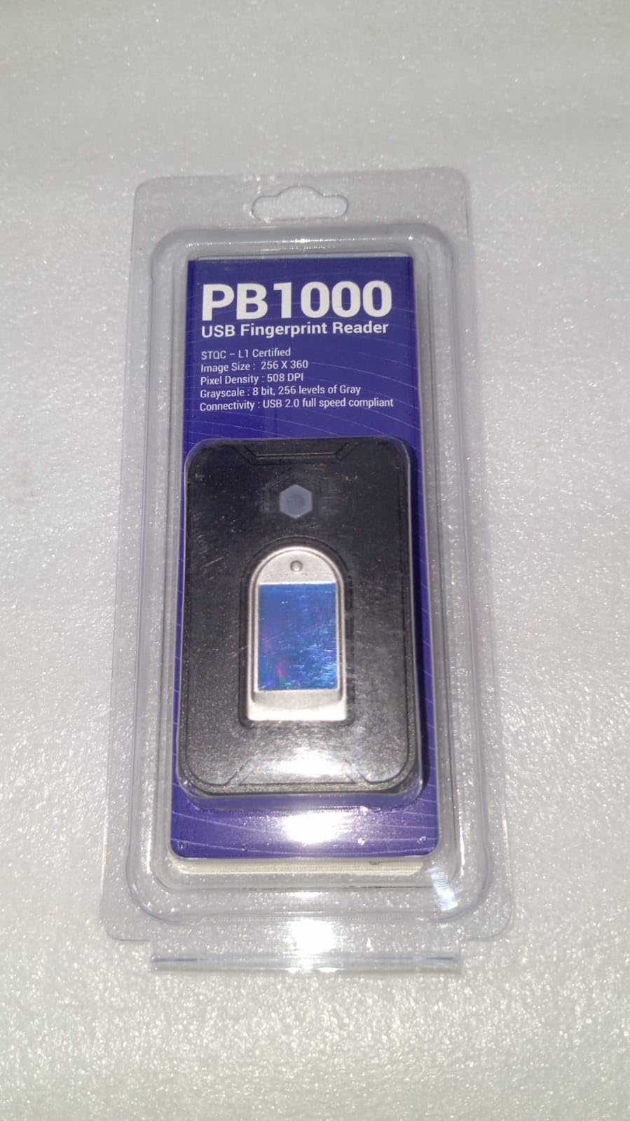 Precision PB1000 L1 Biometric Fingerprint C-Type USB Scanner with RD ...