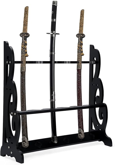 Amazon.com: lukar 6 Tier Sword Stand Floor, Vertical Sword Rack Floor ...