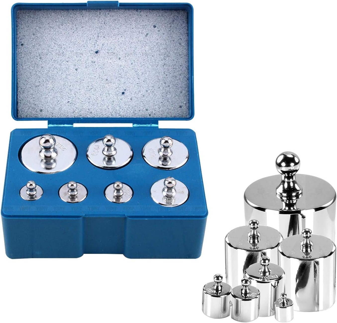 KitchenCraft Living Nostalgia Kitchen Scale Weights Set (Metric) with ...