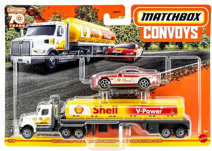 Mattel Collectible Die-Cast Matchbox Convoys Truck and Trailer Playset ...