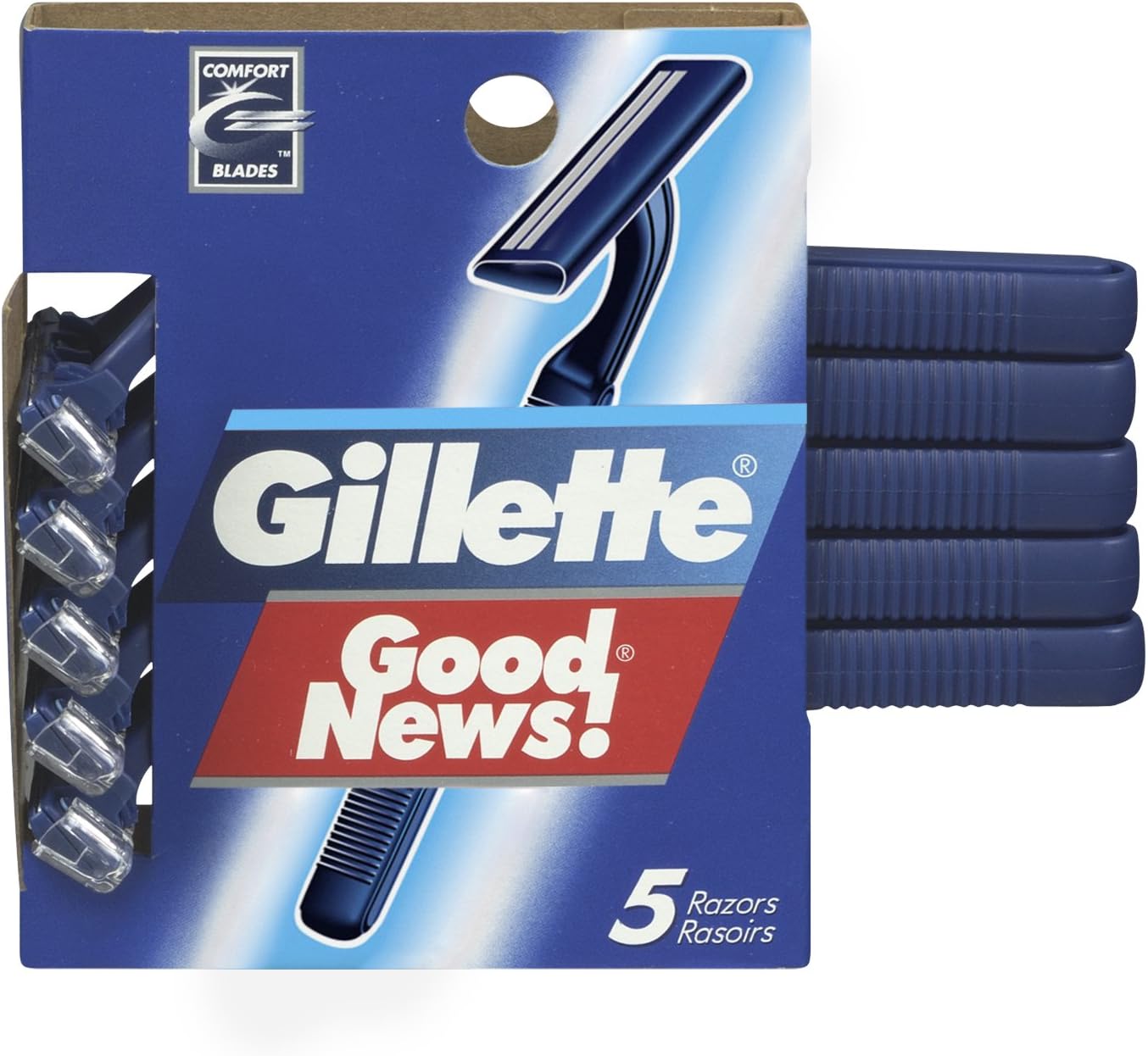 Gillette Good News! Razors 5 Razors : Amazon.co.uk: Health & Personal Care