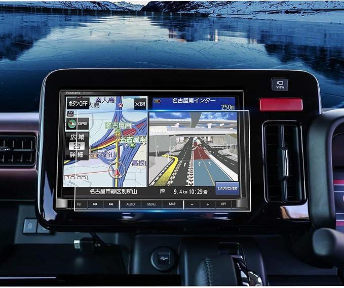 Amazon.co.jp: ruiya 2枚入り 新型 パナソニック CN-FZ1097型 専用 10インチ ナビ 保護フィルム スズキ ...
