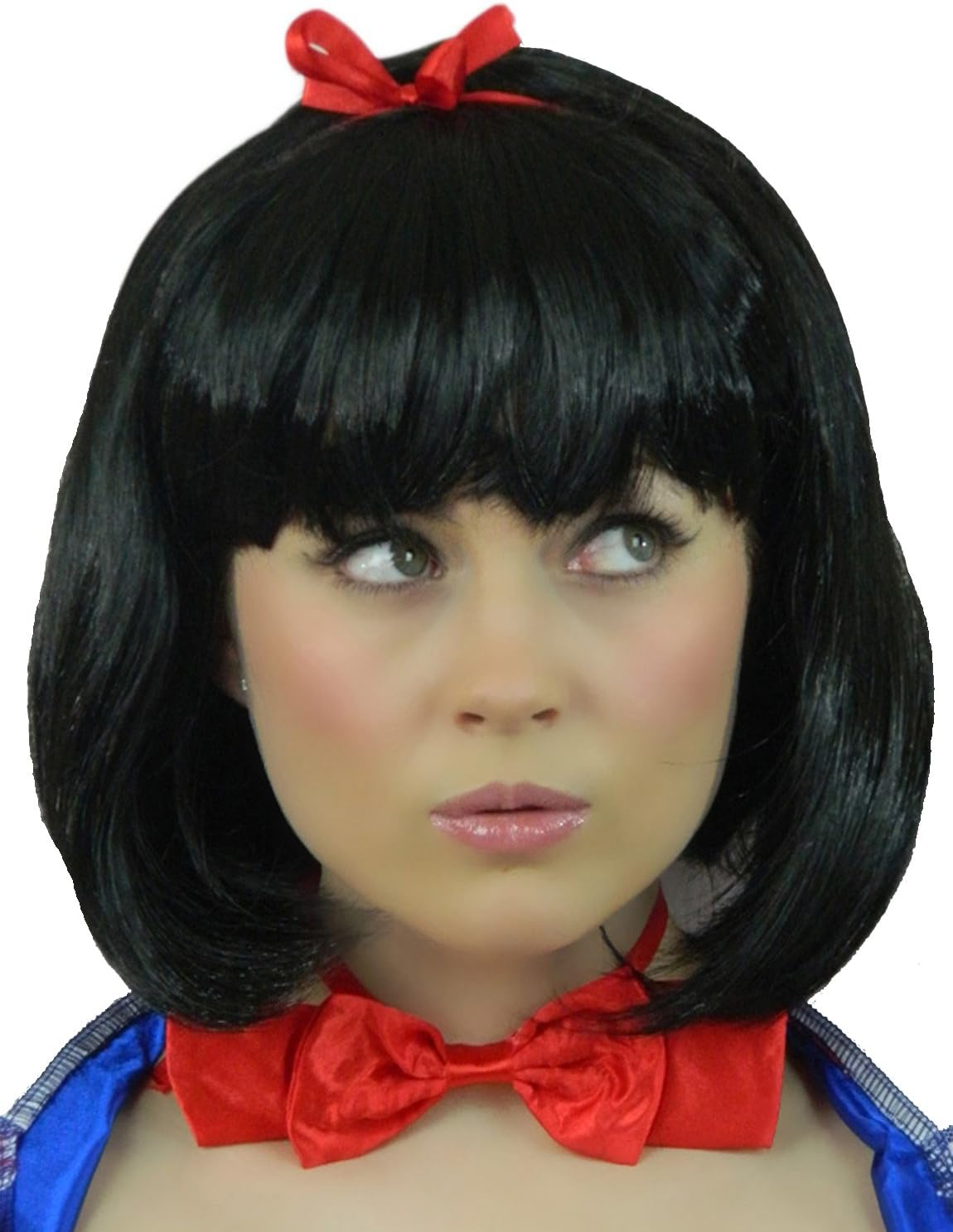 Yummy Bee - Black Bob Wig with Fringe - Snow White Wig Women - Short ...