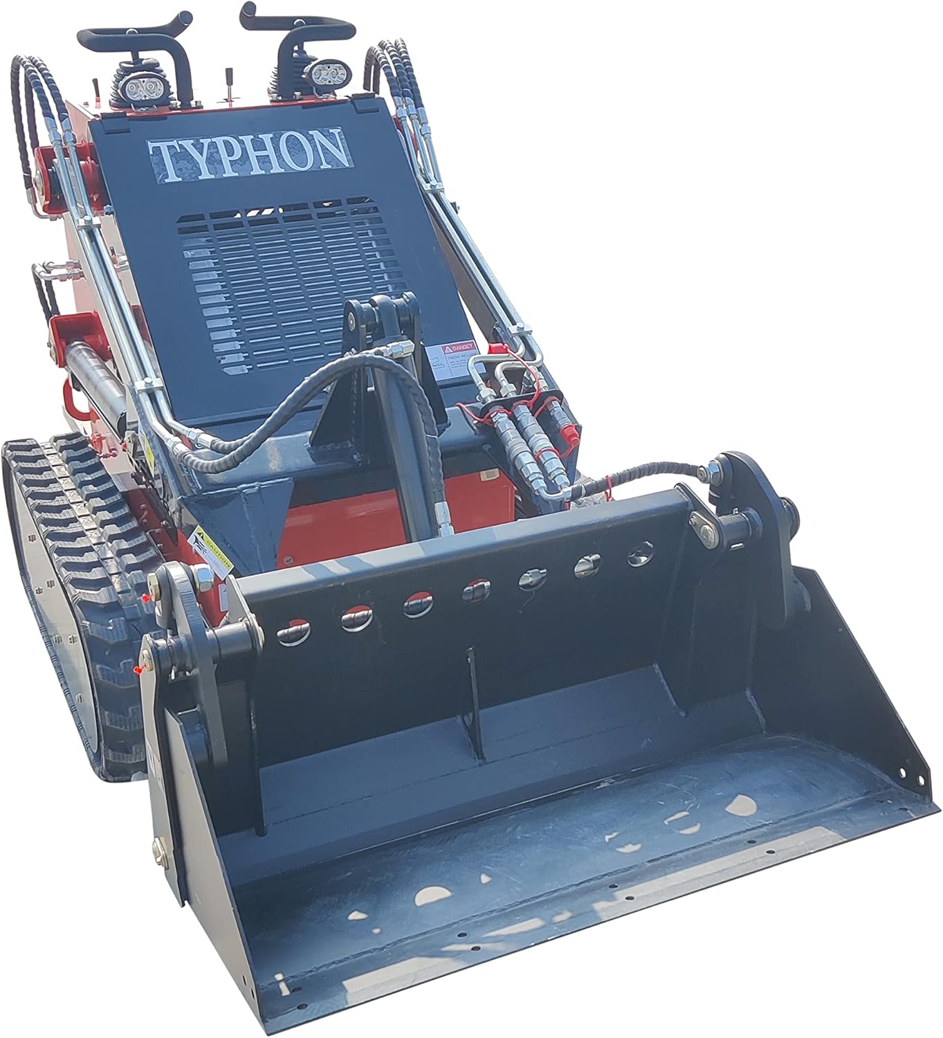 Amazon.com: TYPHON STOMP Mini Skid Steer Loader – 1800lbs Skid Steer ...