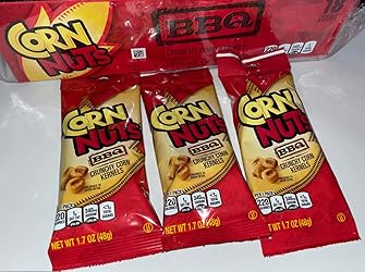 Amazon.com: CORN NUTS BBQ Crunchy Corn Kernels Snack, 1.7 Oz. (pack of 18)