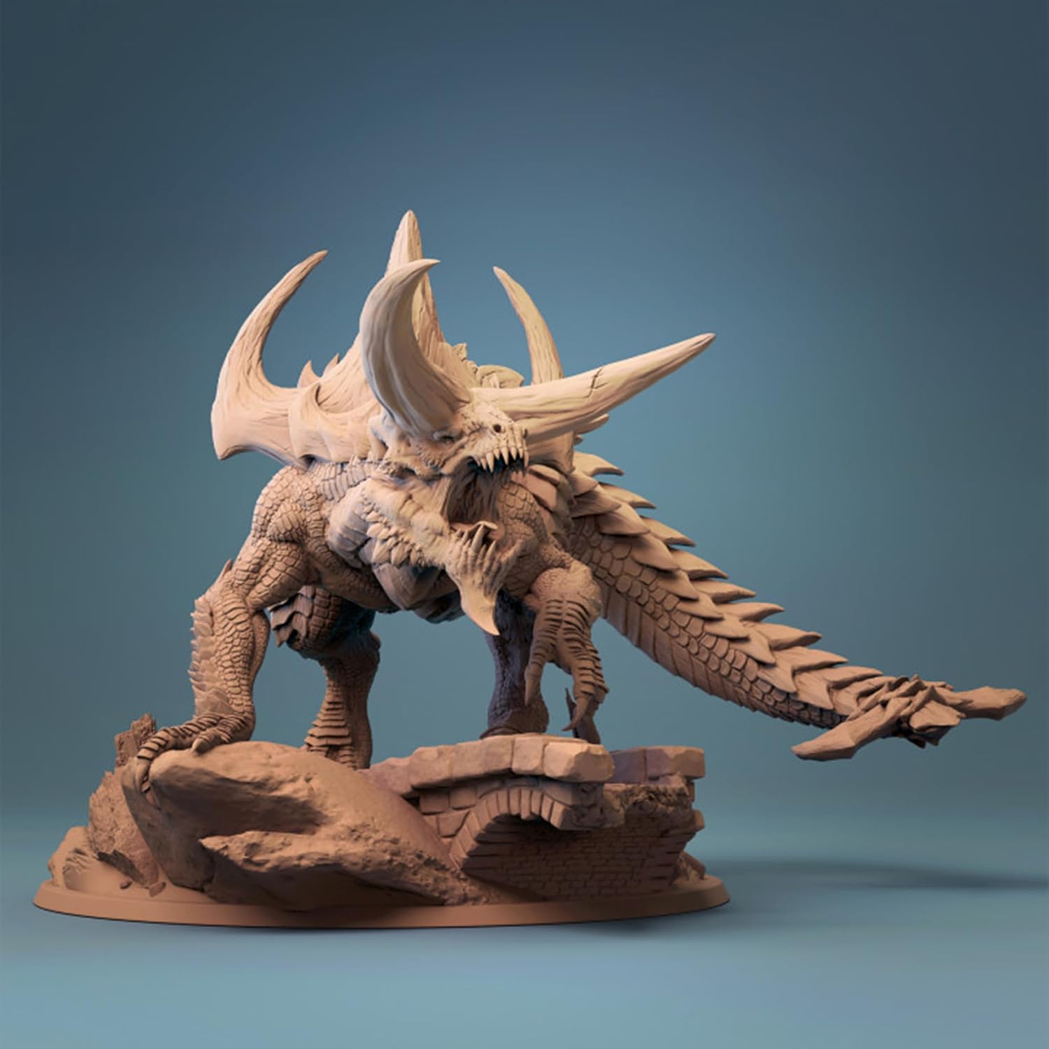 Amazon.com: Tarrasque DND Monster Miniature Premium 3D Printed Fantasy ...
