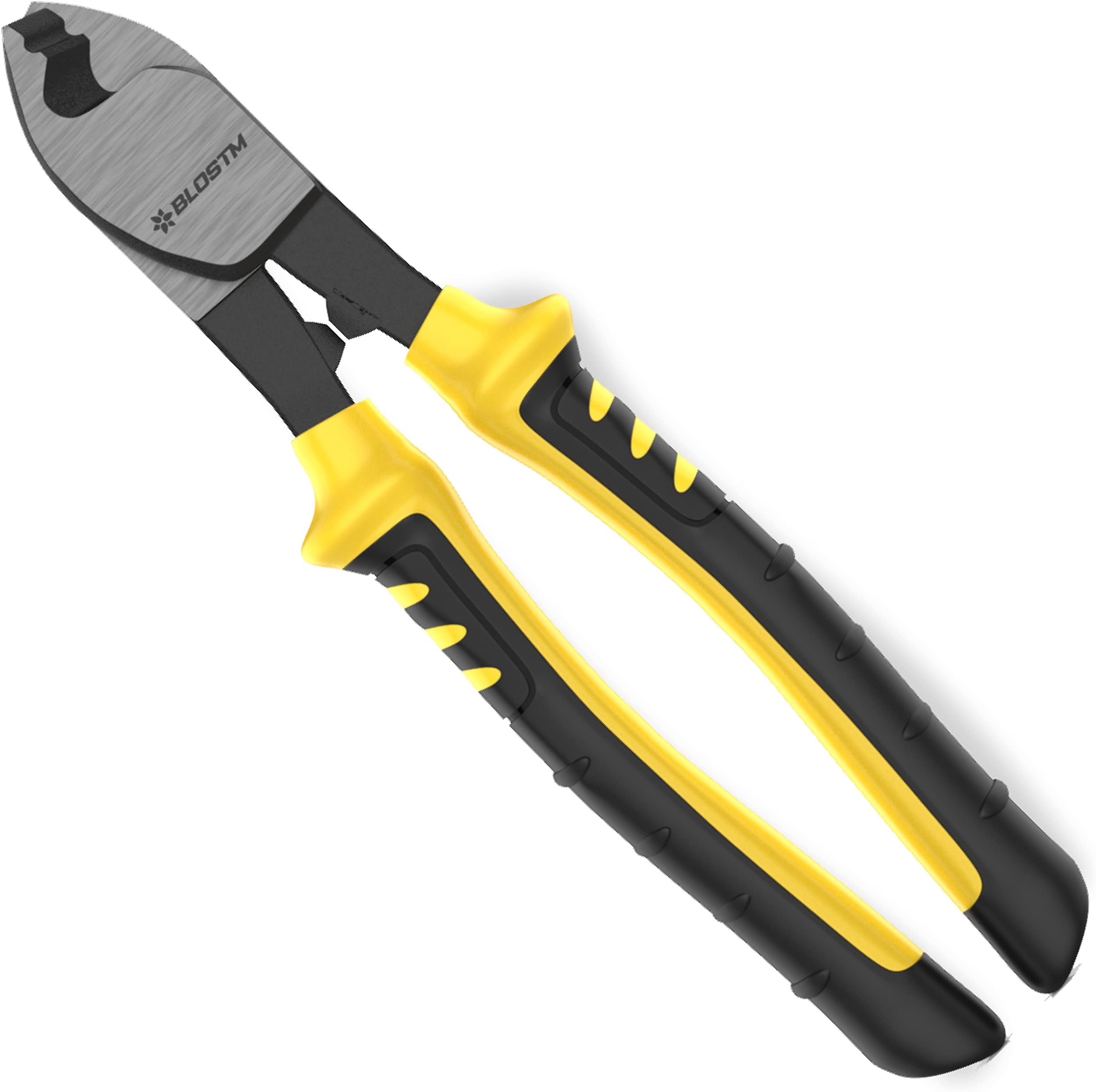 BLOSTM 8-inch Cable Cutting Pliers - 2-in-1 Wire Cutter & Cable ...