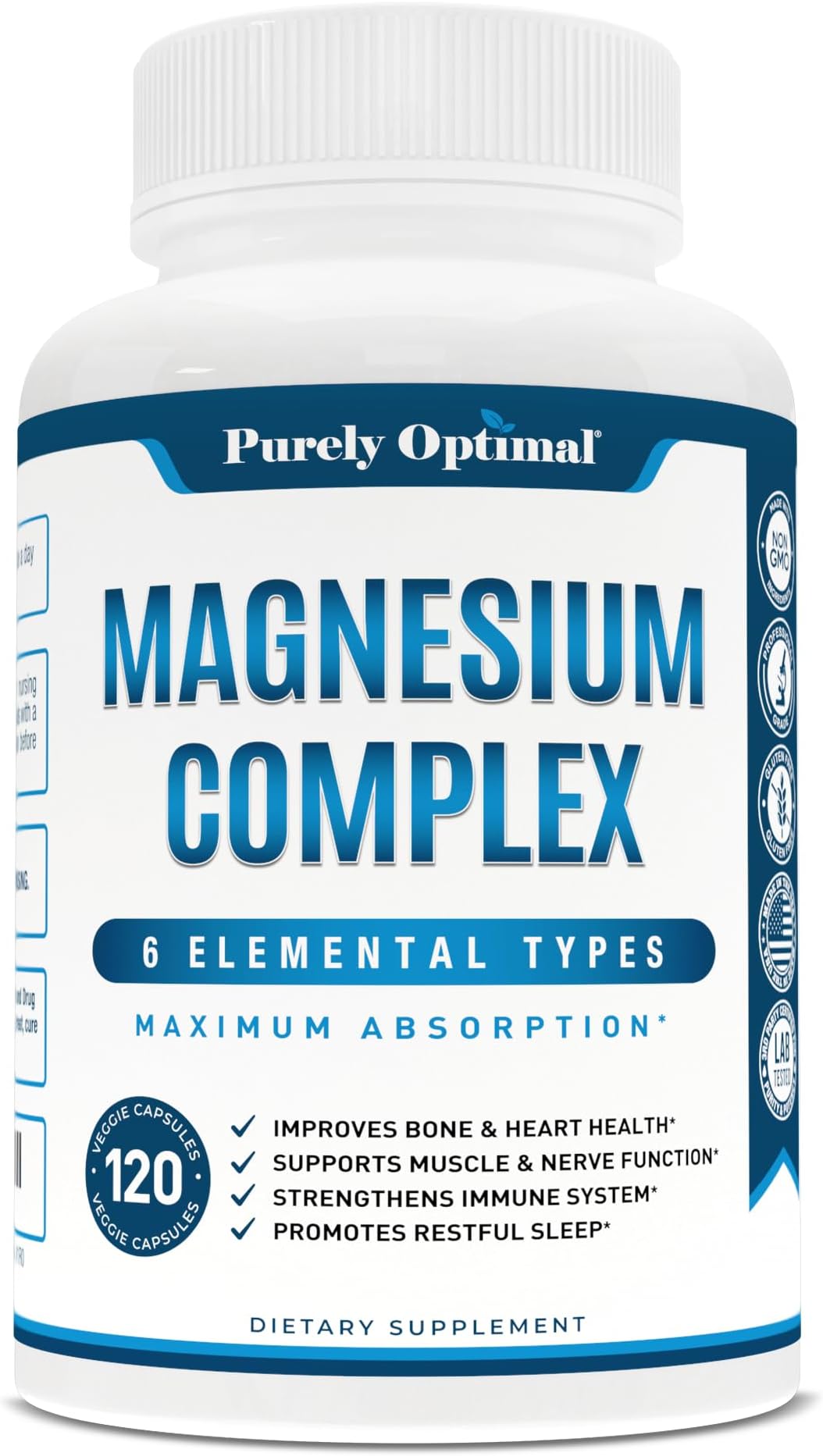 Amazon.com: Magnesium Complex Supplement - Magnesium Citrate, Malate ...