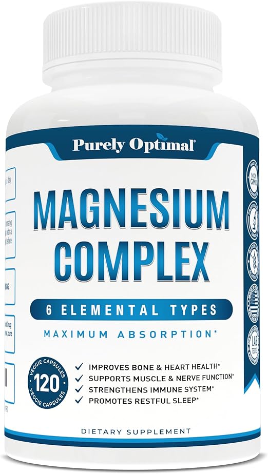Amazon.com: Magnesium Complex Supplement - Magnesium Citrate, Malate ...