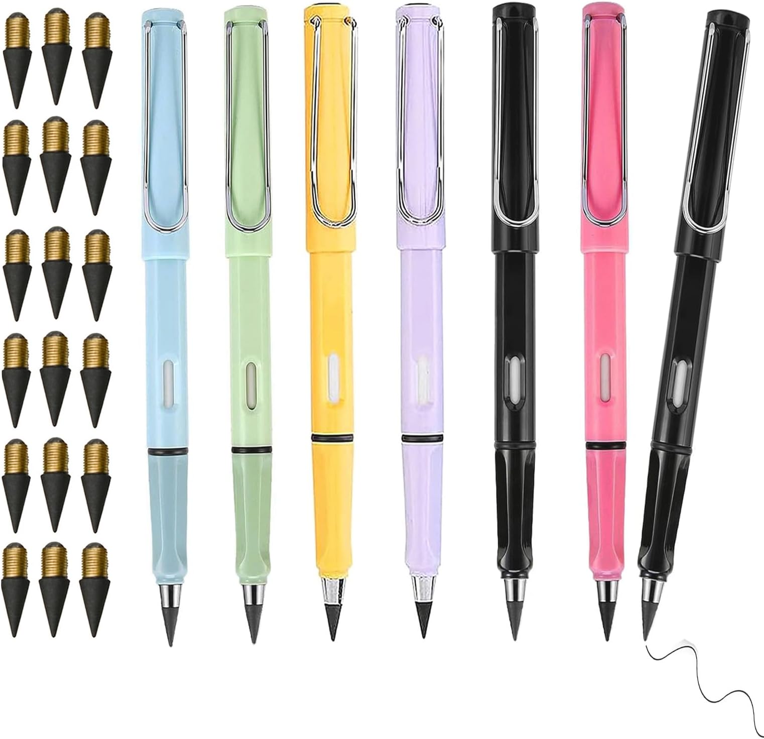 Amazon.com : Lopenle 18 pcs Everlasting Pencill Eternal Infinity ...