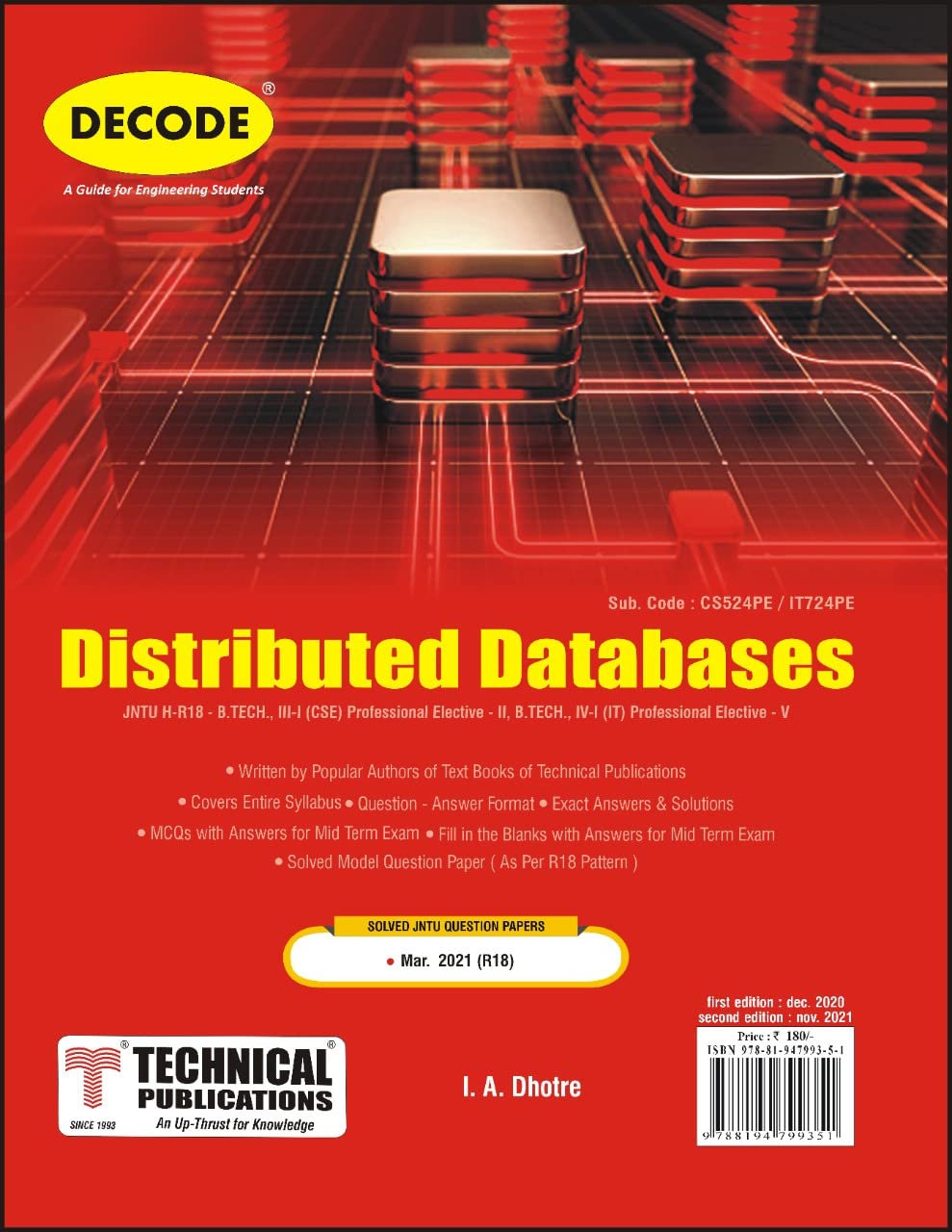 Decode- Distributed Databases for JNTU-H 18 Course (III - I - CSE/Prof ...