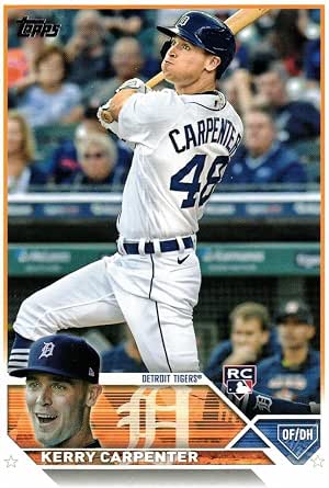 Amazon.com: 2023 Topps Baseball #394 Kerry Carpenter Rookie Card ...