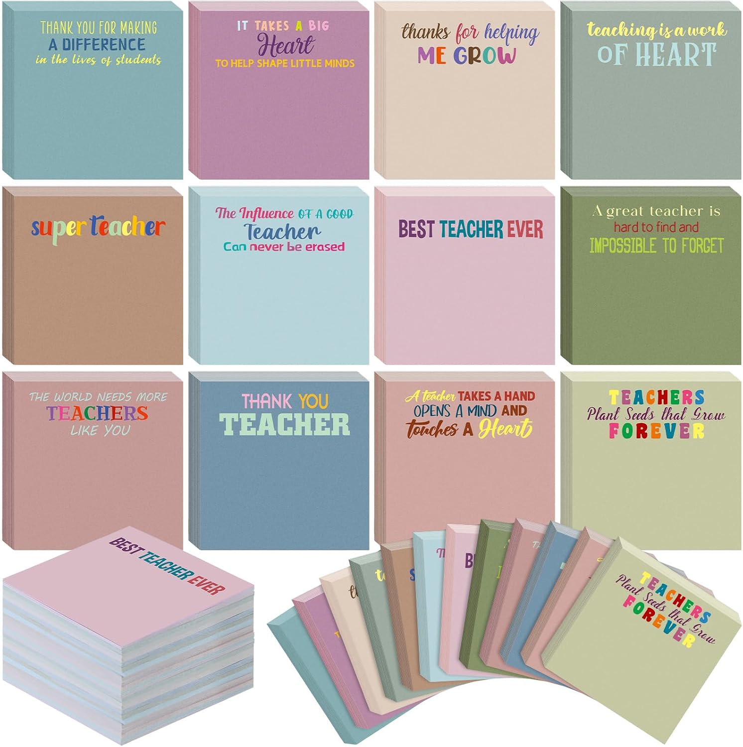 Amazon.com : Motipuns 24 Pcs Teacher Appreciation Gifts Bulk ...