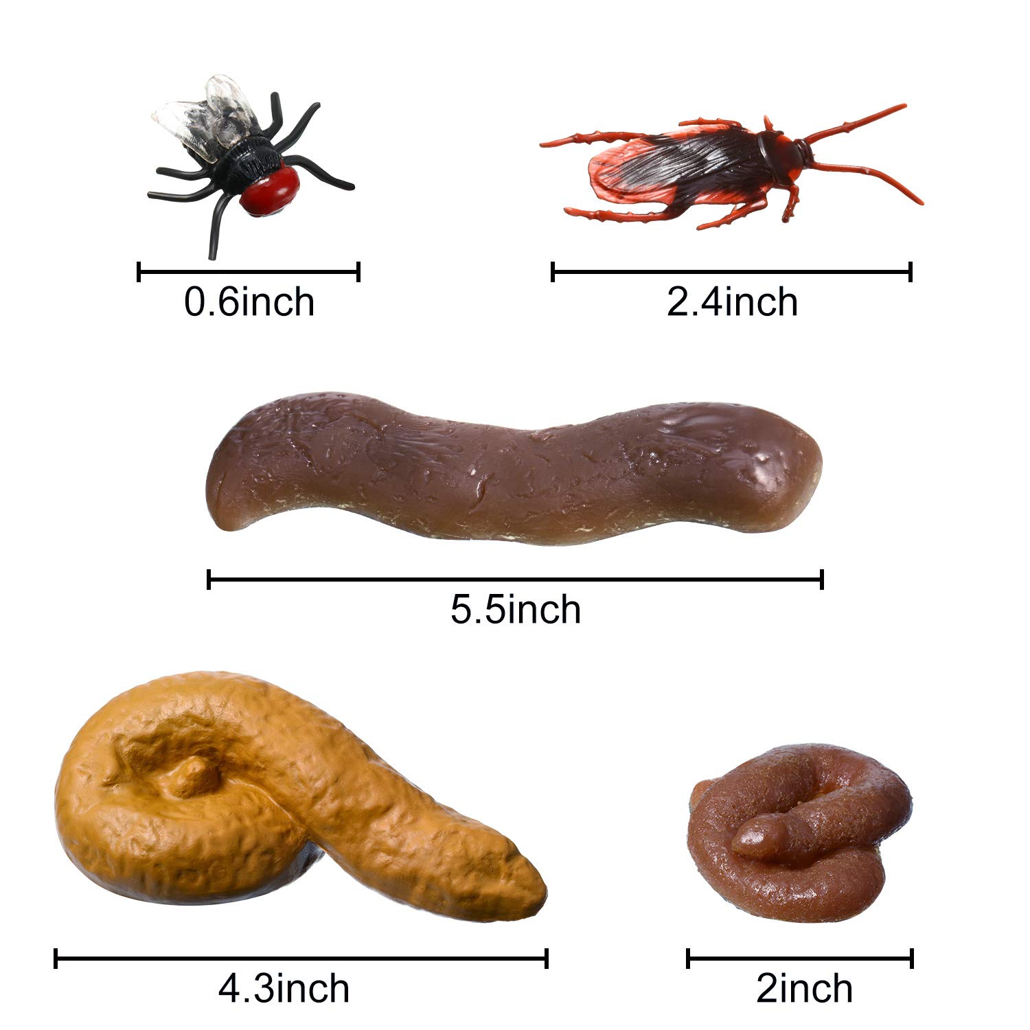 3 Pieces Of Novelty Fake Poop Toys With 10 Pieces | Desertcart Sri Lanka