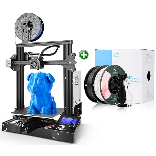 Review Official Creality Ender 3 3D Printer Fully Open Source with ...