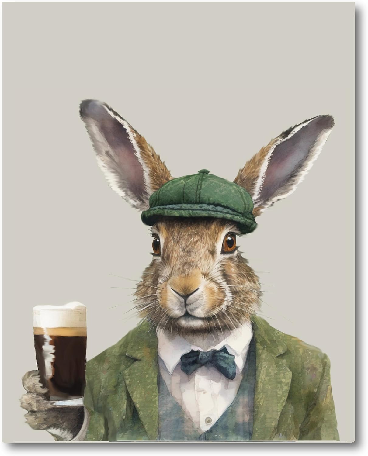 Designed By Lorna Watercolour Irish Hare Country Wall Art Print Framed ...