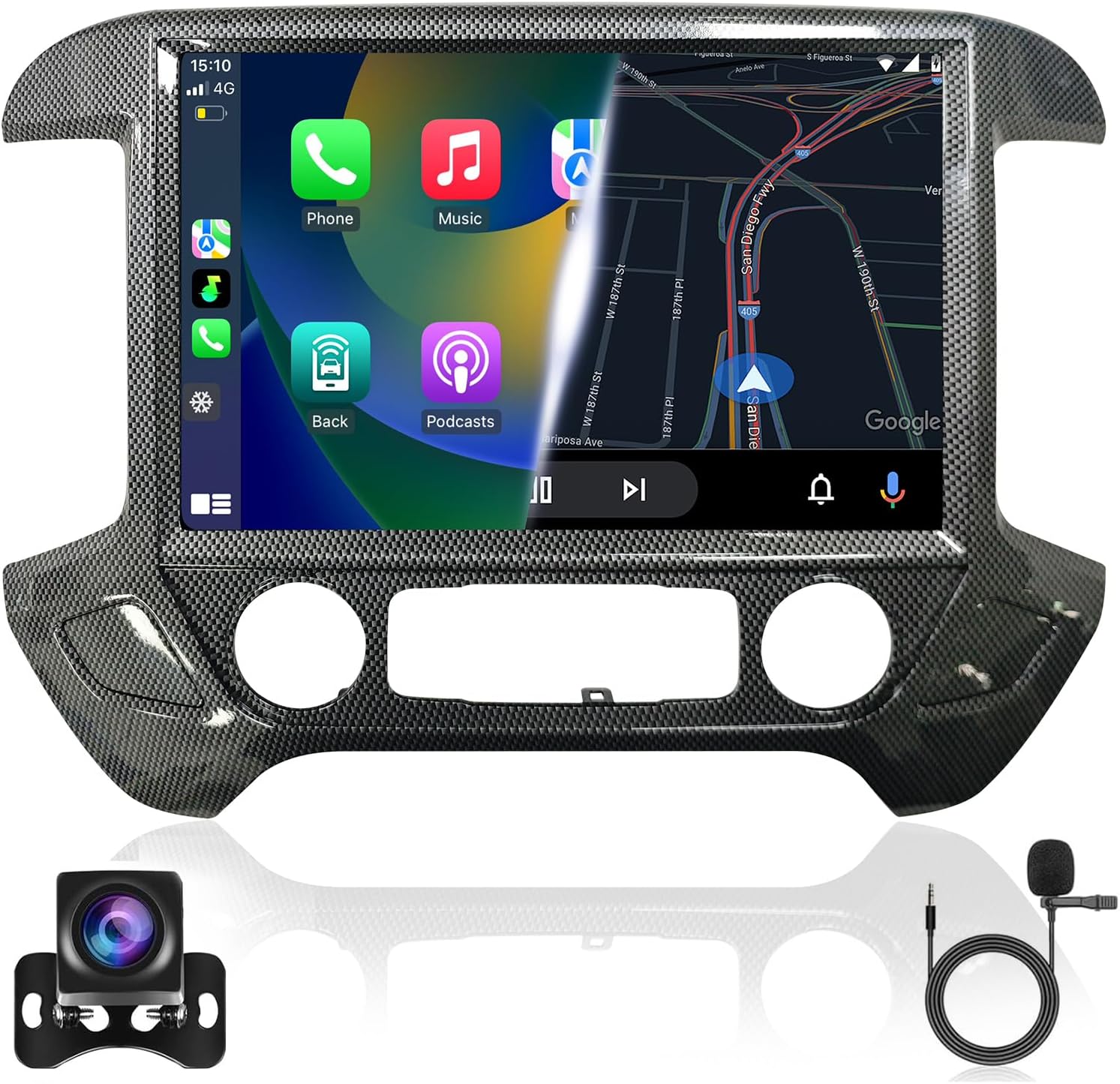 Amazon.com: Car Radio for Chevrolet Silverado and GMC Sierra 2014-2019 ...